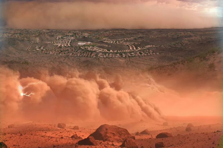 How do the Martian dust storms differ from those on Earth? - Sudoor ...