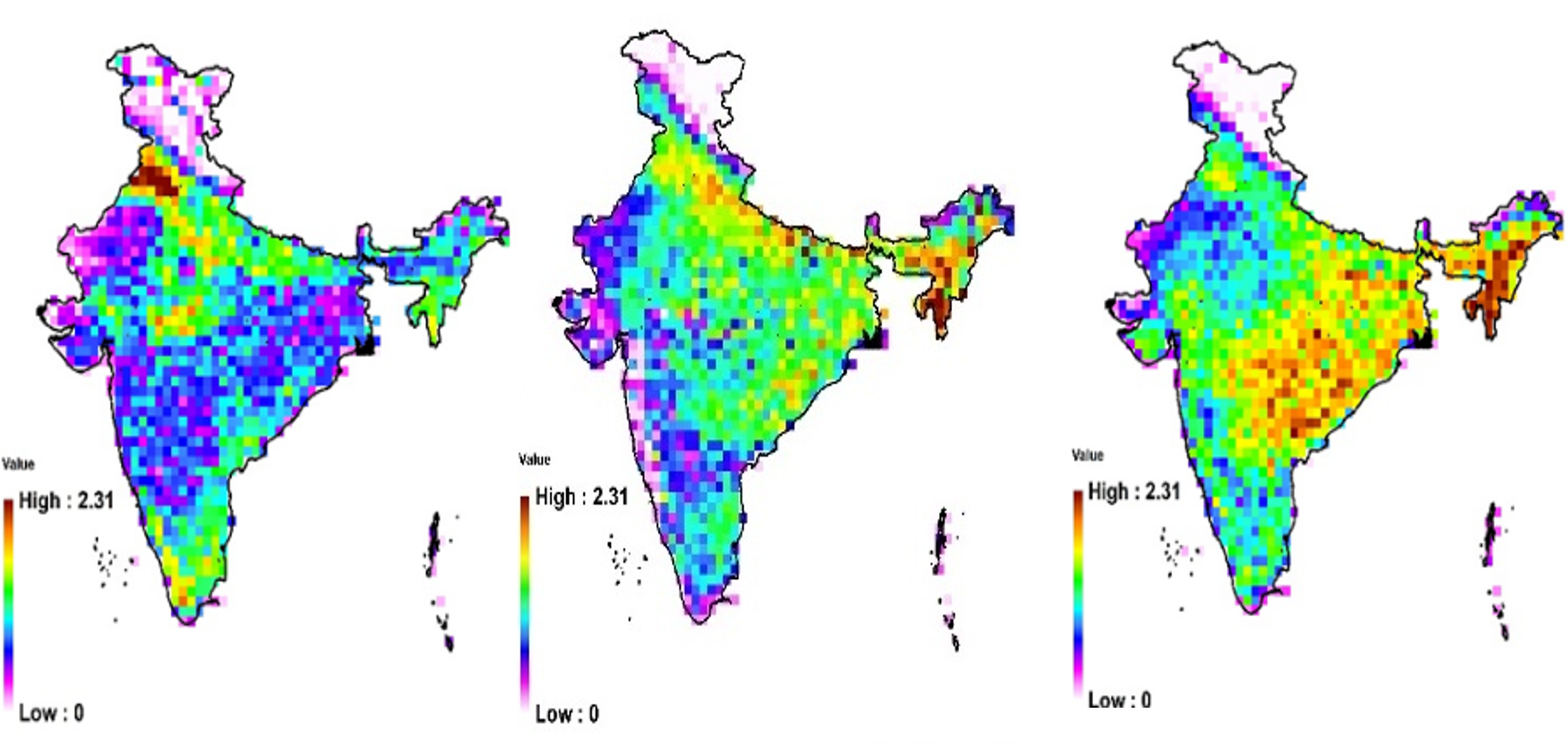 Seasonal Patterns of Vegetation Photosynthetic Activity over India from ...